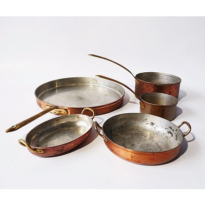 Five Portuguese Tagus Copper Cooking - Lot 1123907 | ALLBIDS