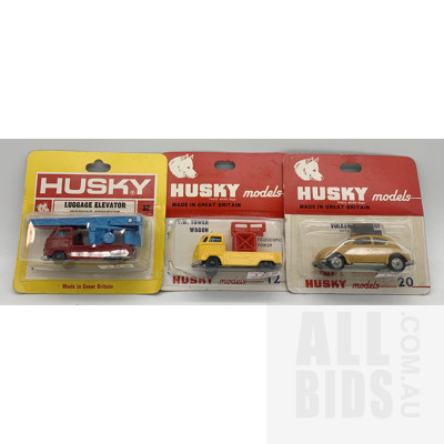 Three Vintage Husky Diecast Model - Lot 1237925 | ALLBIDS