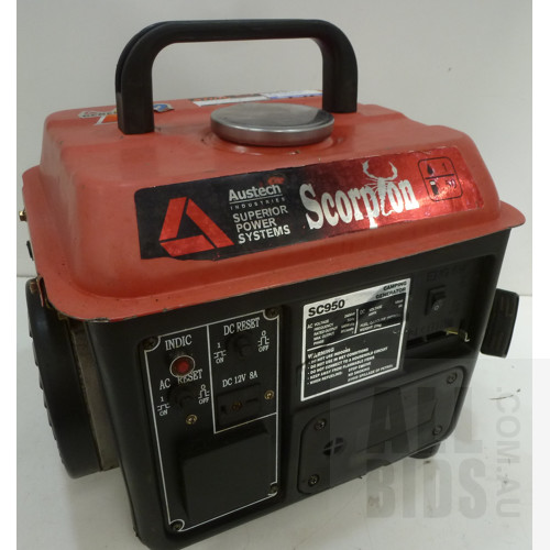 Austech Scorpion SC950 Petrol Camping - Lot 1278813 | ALLBIDS