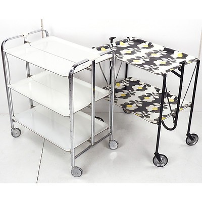 Two Retro Collapsible Traymobiles, - Lot 1205423 | ALLBIDS