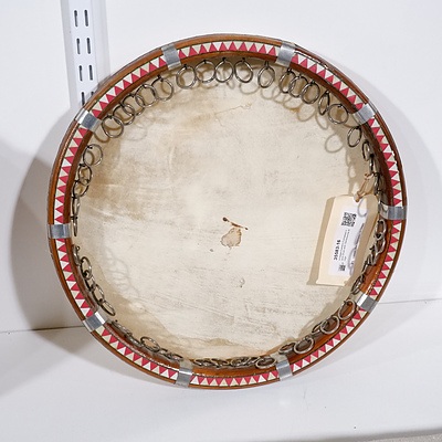 Vintage Eastern European hand Drum - Lot 1222371 | ALLBIDS