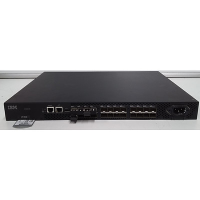 IBM (249824E) Fibre Channel Switch - Lot 1224772 | ALLBIDS