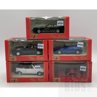 Five Maisto Trophy 1:43 Diecast - Lot 1235935 | ALLBIDS