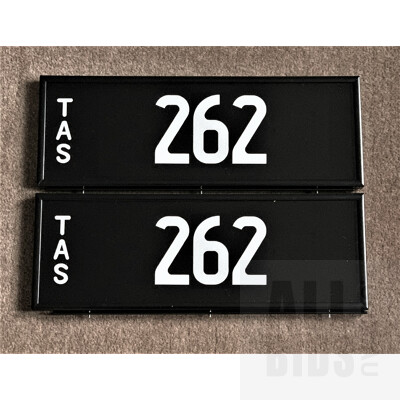 TAS Heritage Number Plate 262 - Lot 1258330 | CARBIDS