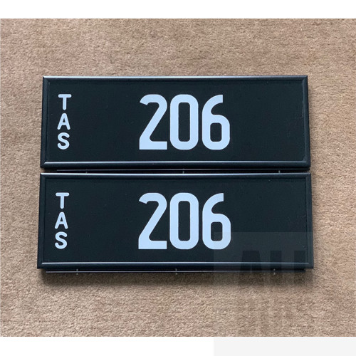 TAS Heritage Number Plate 206 - Lot 1263745 | CARBIDS