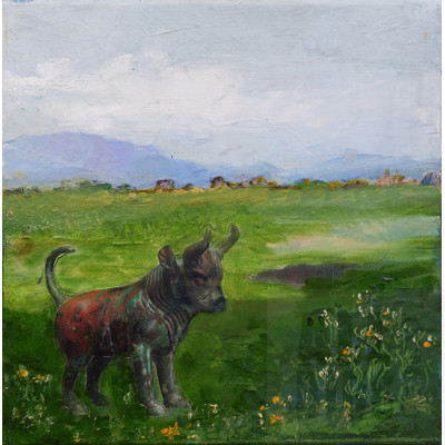 Ingrid Weiss, Landscape with Bull, - Lot 1251975 | ALLBIDS