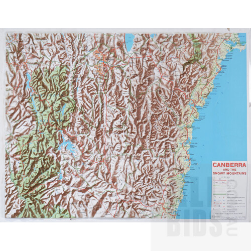 Textured Topographic Map By Geo-Maps - Lot 1282612 | ALLBIDS