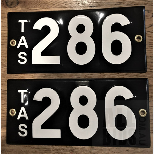 Tasmanian TAS Heritage Number Plate - Lot 1272891 | CARBIDS