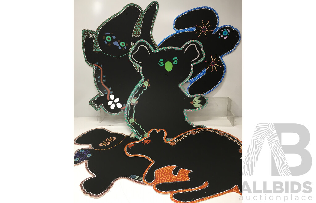 TTS Aboriginal Animal Chalk Board's - Lot 1429971 | ALLBIDS