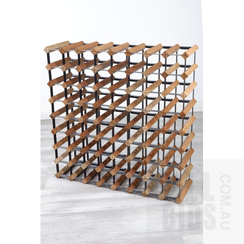 Vintage 64-Bottle Wine Rack - Lot 1310866 | ALLBIDS