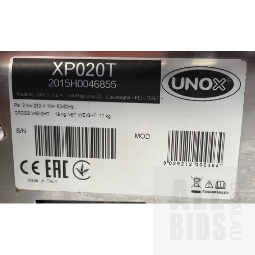 Unox Spidocook XP020T Flat Plate - Lot 1301698 | ALLBIDS