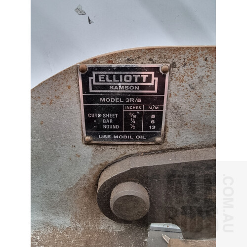 Elliott Samson 3R/5 Bench Steel - Lot 1368462 | ALLBIDS