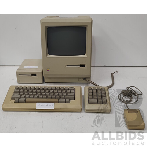 Macintosh 128k (M0001P), w/ Keyboard, - Lot 1420345 | ALLBIDS