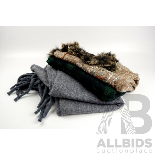 Assorted Wool Silk Scarves and - Lot 1404266 | ALLBIDS