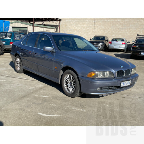 8/2001 BMW 530i Executive E39 4d - Lot 1364374 | CARBIDS
