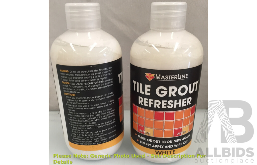 MasterLine White Tile Grout (Box - Lot 1448750 | ALLBIDS