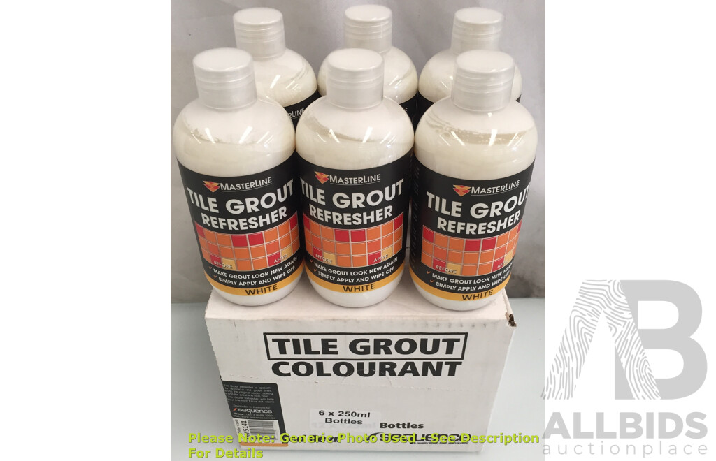 MasterLine White Tile Grout (Box - Lot 1448740 | ALLBIDS