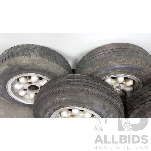 Alloy 10 Inch Wheels With Tyres - Lot 1401882 | CARBIDS