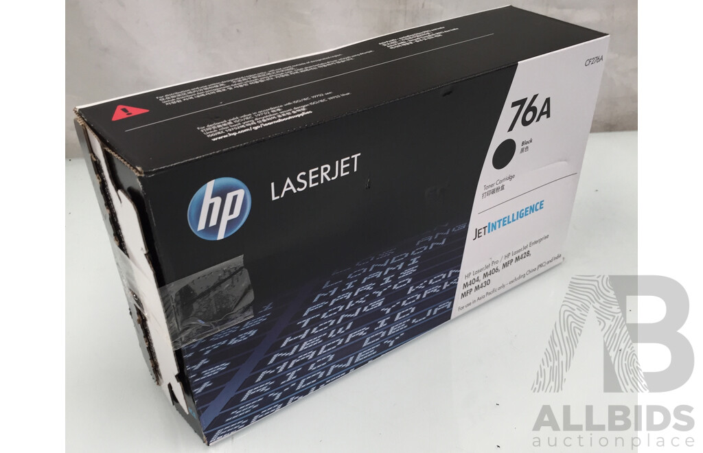 HP 76A Black Original LaserJet - Lot 1444442 | ALLBIDS