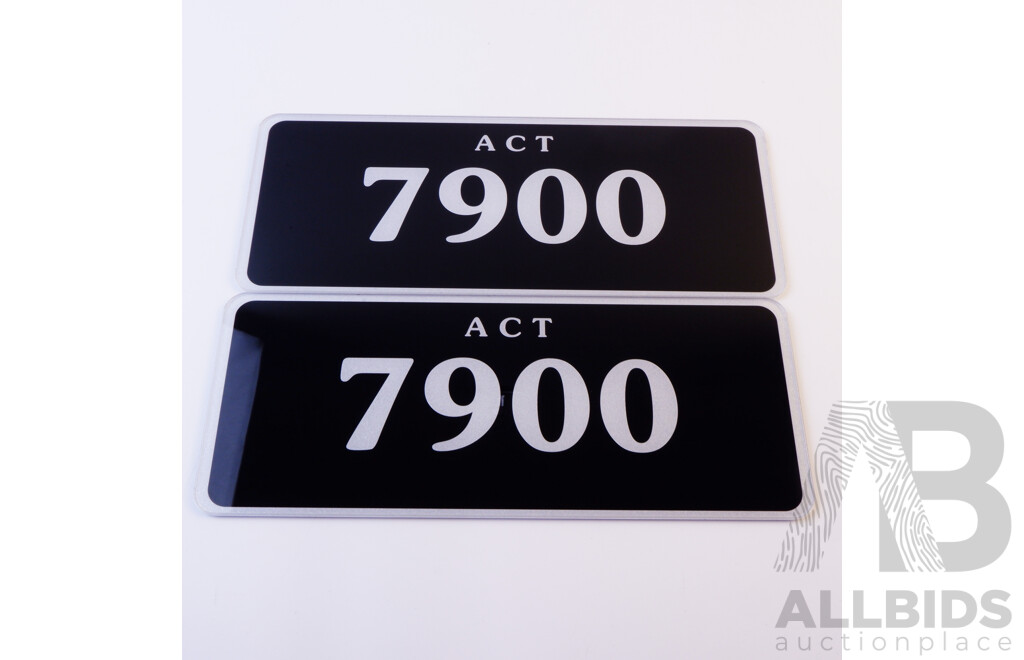 ACT 4-Digit Number Plate 7900 - Lot 1464297 | CARBIDS