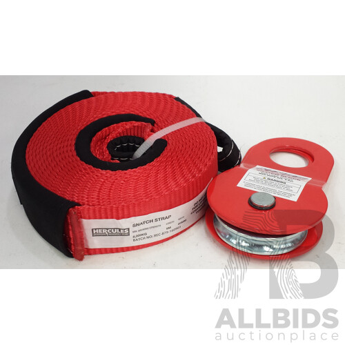 Kings 8000kg Snatch Block and Hercules - Lot 1401300 | ALLBIDS