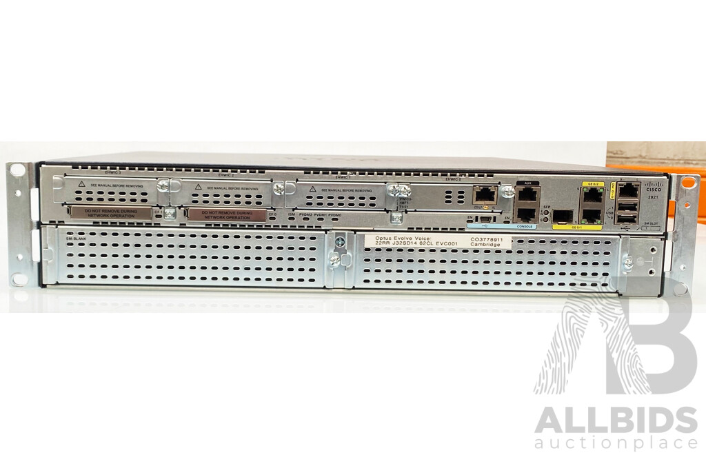 Cisco (CISCO2921/K9) 2900 Series - Lot 1493147 | ALLBIDS