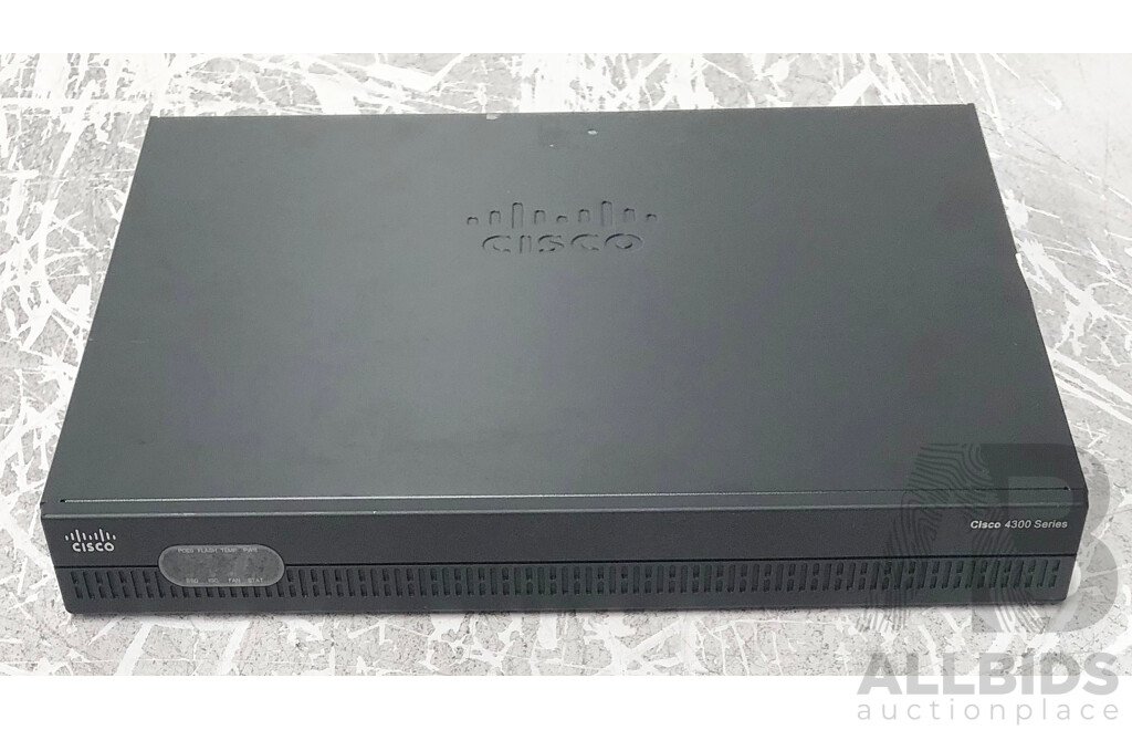 Cisco (ISR4321/K9) 4300 Series - Lot 1443369 | ALLBIDS