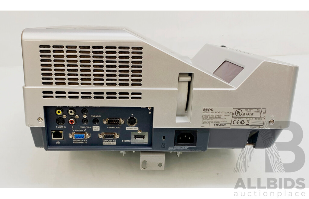 Sanyo (PDG-DXL2000) XGA Conference - Lot 1500893 | ALLBIDS