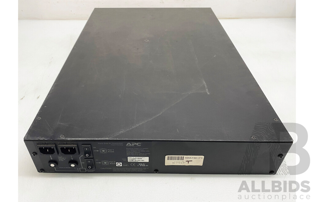 APC Rack Side Distribution Unit - Lot 1541159 | ALLBIDS