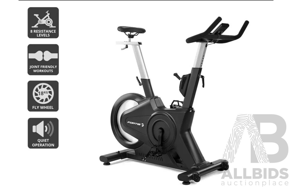 FORTIS Magnetic Flywheel Spin Bike - Lot 1440112 | ALLBIDS