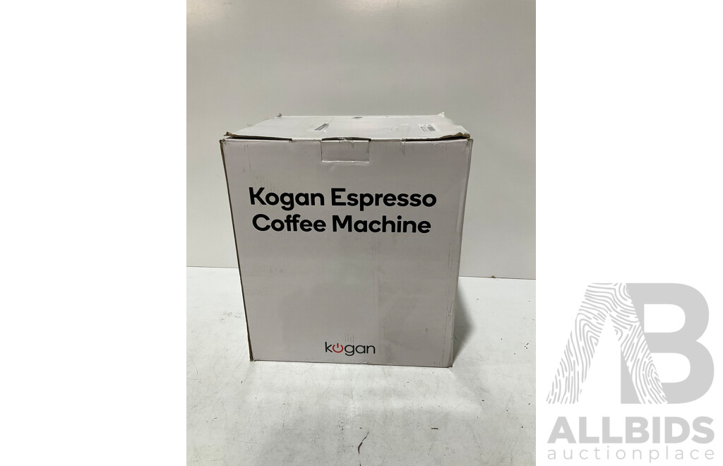 KOGAN ESPRESSO COFFEE MACHINE - Lot 1441425 | ALLBIDS