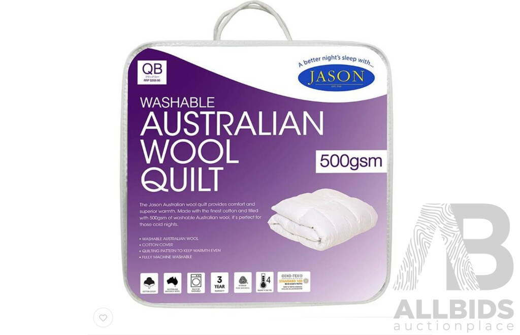 JASON Washable Australian Wool - Lot 1441561 | ALLBIDS