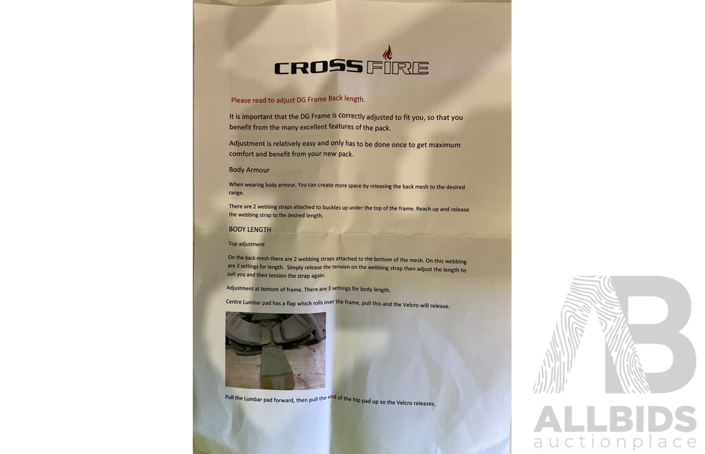 CROSSFIRE Pack (DG SAS MK7)(Ranger - Lot 1437234 | ALLBIDS