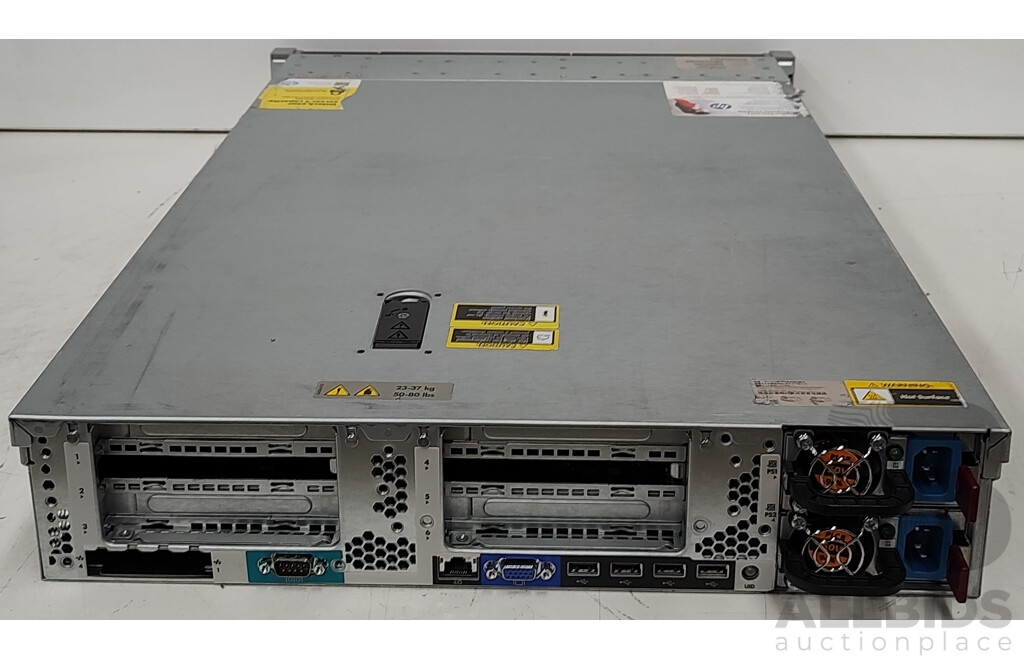 HP DL380p Gen8 Dual Intel Xeon - Lot 1456604 | ALLBIDS