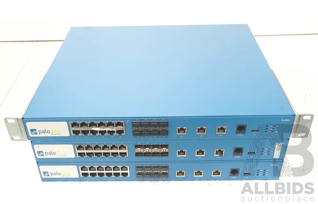 Palo Alto Networks (PA-3020) PA-3000 - Lot 1488524 | ALLBIDS