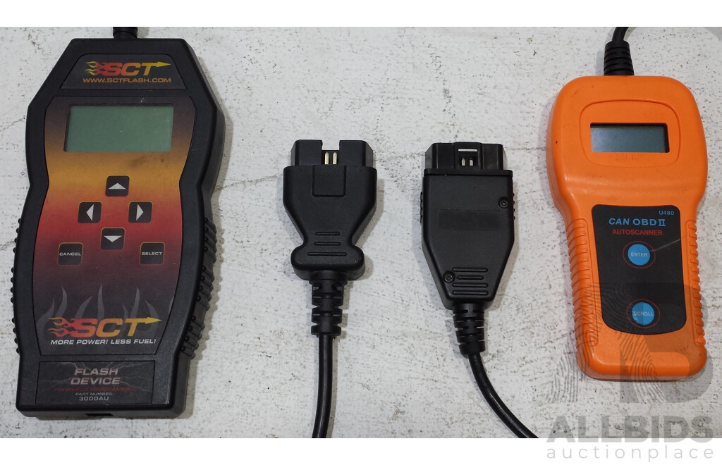 SCT Flash 3000AU and CAN OBDII - Lot 1433214 | ALLBIDS