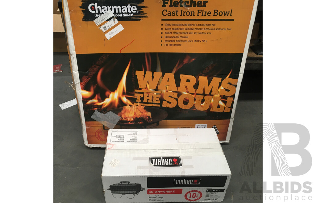 Charmate Fletcher Cast Iron Fire - Lot 1432773 | ALLBIDS