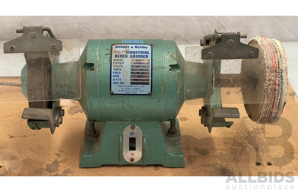 Abbott Ashby Bench Top Grinder - Lot 1478904 | ALLBIDS
