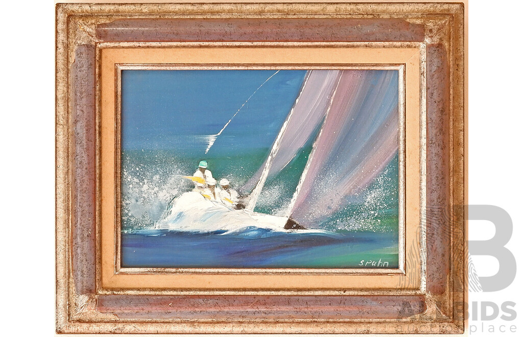 Victor Spahn (French 1949-), Sailing, - Lot 1481723 | ALLBIDS