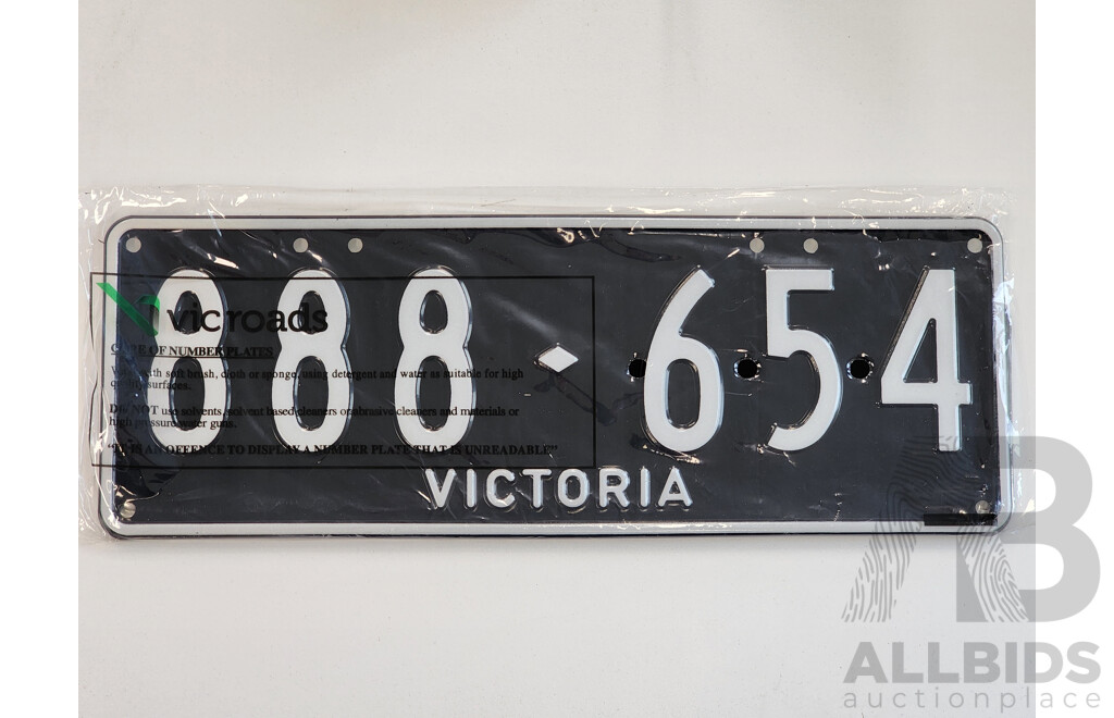 Victorian VIC 6 Digit Number Plate - Lot 1453414 | CARBIDS