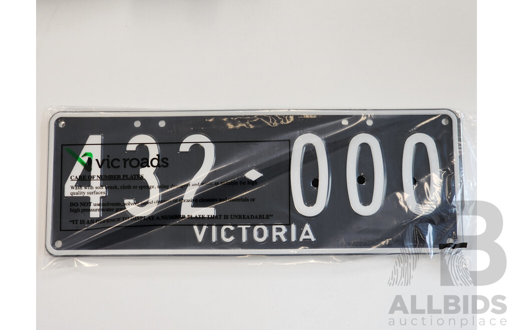 Victorian VIC 6 Digit Number Plate - Lot 1449789 | CARBIDS