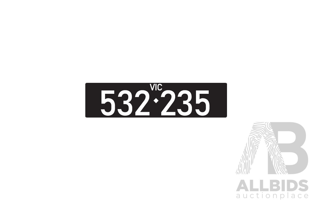 Victorian VIC 6 Digit Number Plate - Lot 1458256 | CARBIDS
