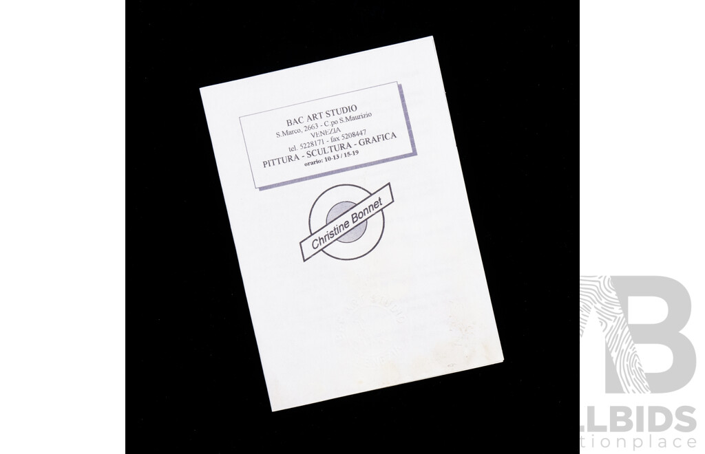 Christine Bonnet, Sol 1996, Lithograph - Lot 1462071 | ALLBIDS