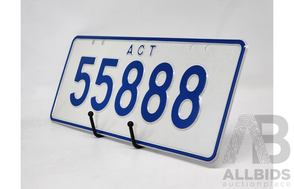 ACT 5-Digit Number Plate 55888 - Lot 1513111 | CARBIDS