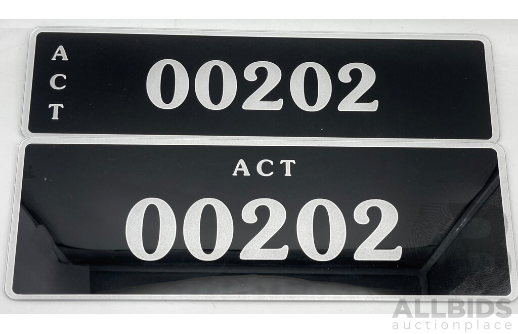 ACT 5-Character Number Plate OO202 - Lot 1574661 | CARBIDS