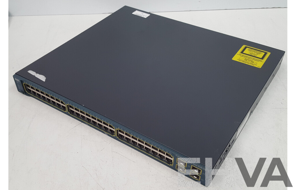 Cisco (WS-C3560G-48PS-S) Catalyst - Lot 1560943 | EHVA