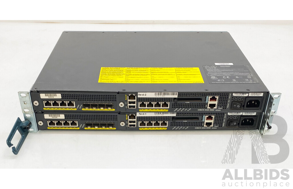 Cisco (ASA5550) ASA 5550 Series - Lot 1508074 | ALLBIDS