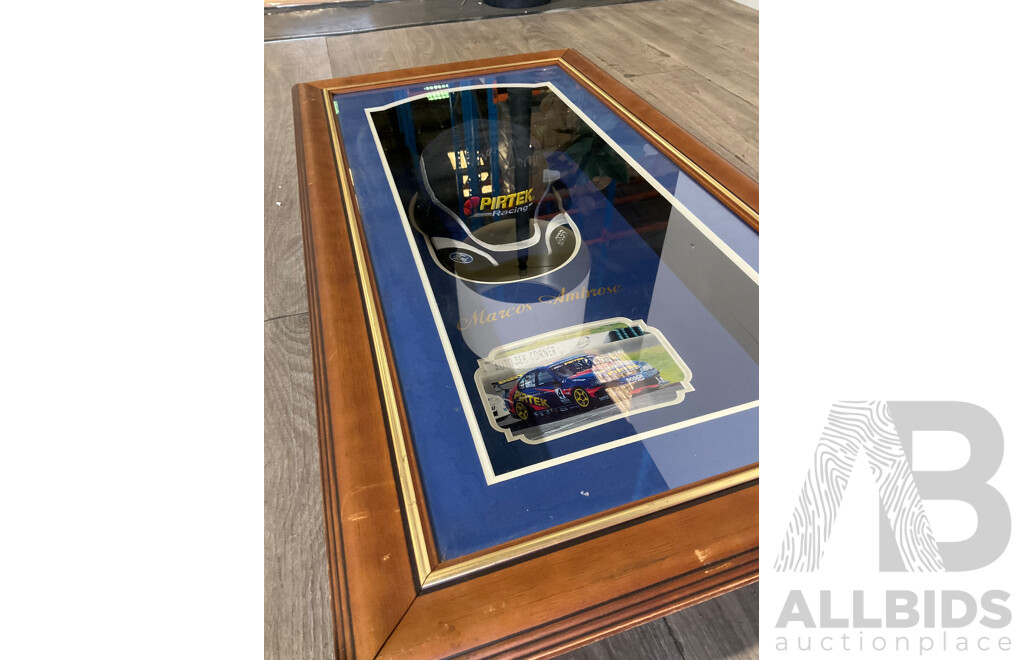 Framed MARCOS AMBROSE Signed Cap - Lot 1473141 | ALLBIDS