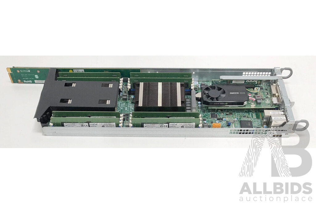 SuperMicro 217-20 2RU Multi-Node - Lot 1474379 | ALLBIDS