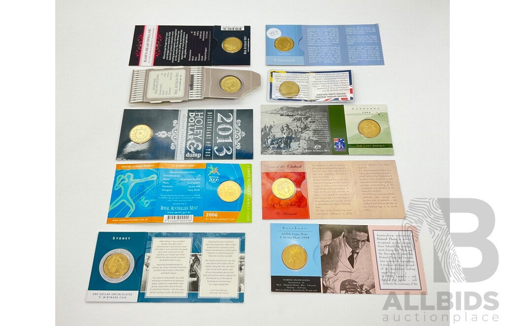 Ten mint marked $1 commemorative - Lot 1526190 | ALLBIDS